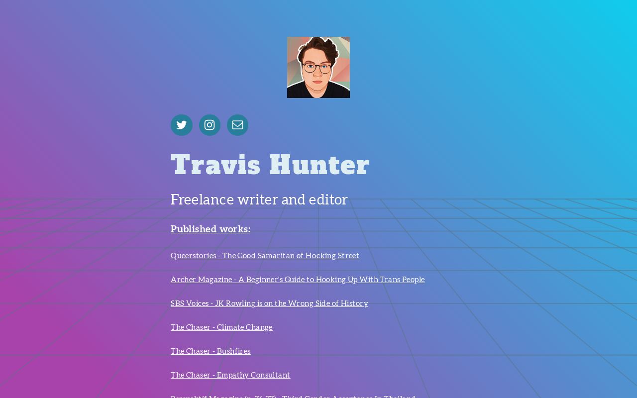 Travis Hunter - Author